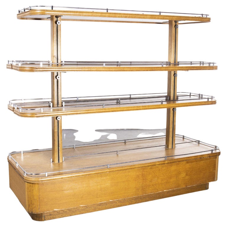1950's Original Mid Floor Haberdashery Display Shelving Stand, 'Model ...