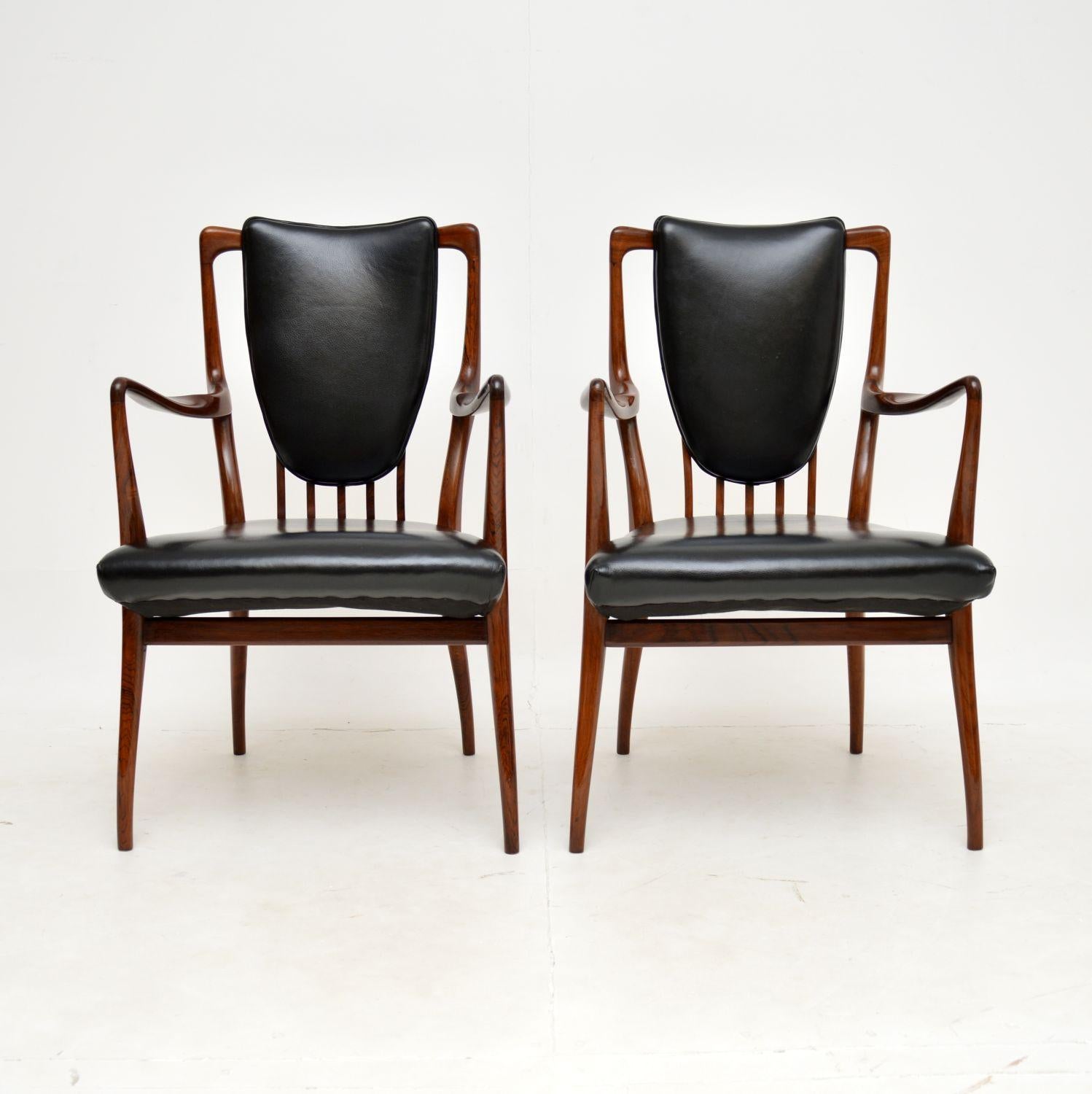 1950's Pair of Armchairs by Andrew Milne at 1stDibs