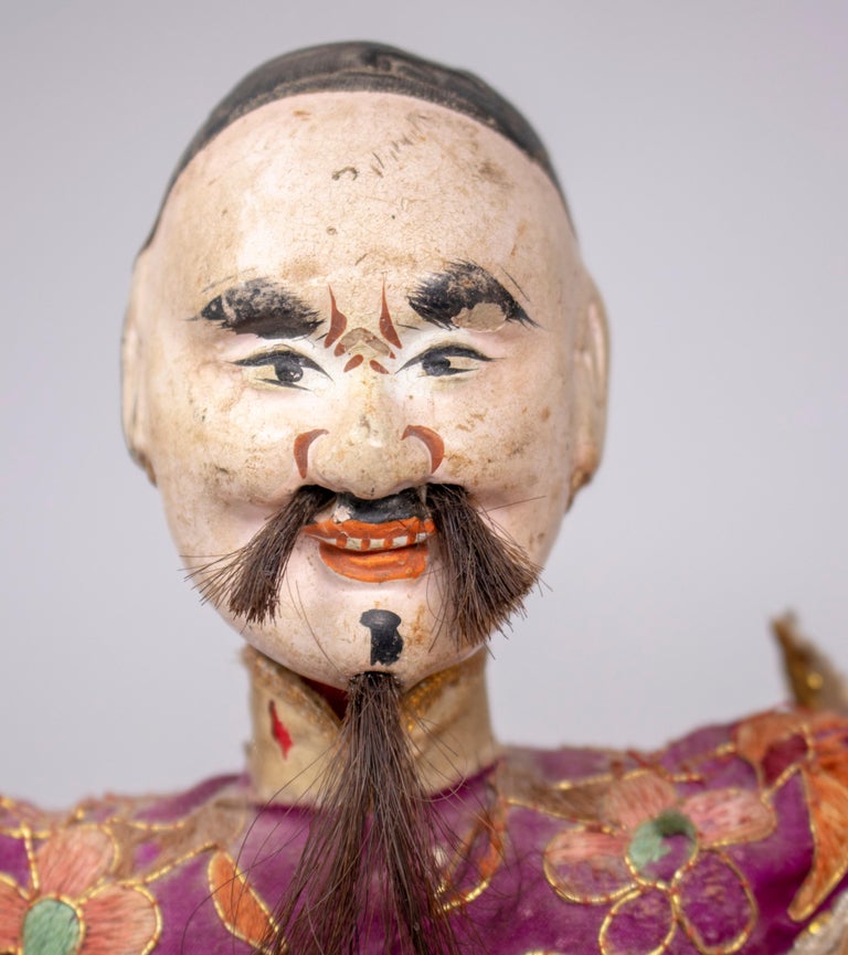 1950s Pair of Oriental Puppet Marionettes with Original Dress For Sale ...