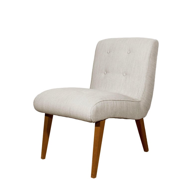 1950s Pair of Vostra Chairs by Walter Knoll, Beech, Felt, Germany For ...