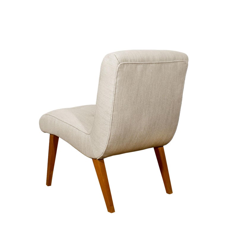 1950s Pair of Vostra Chairs by Walter Knoll, Beech, Felt, Germany For ...