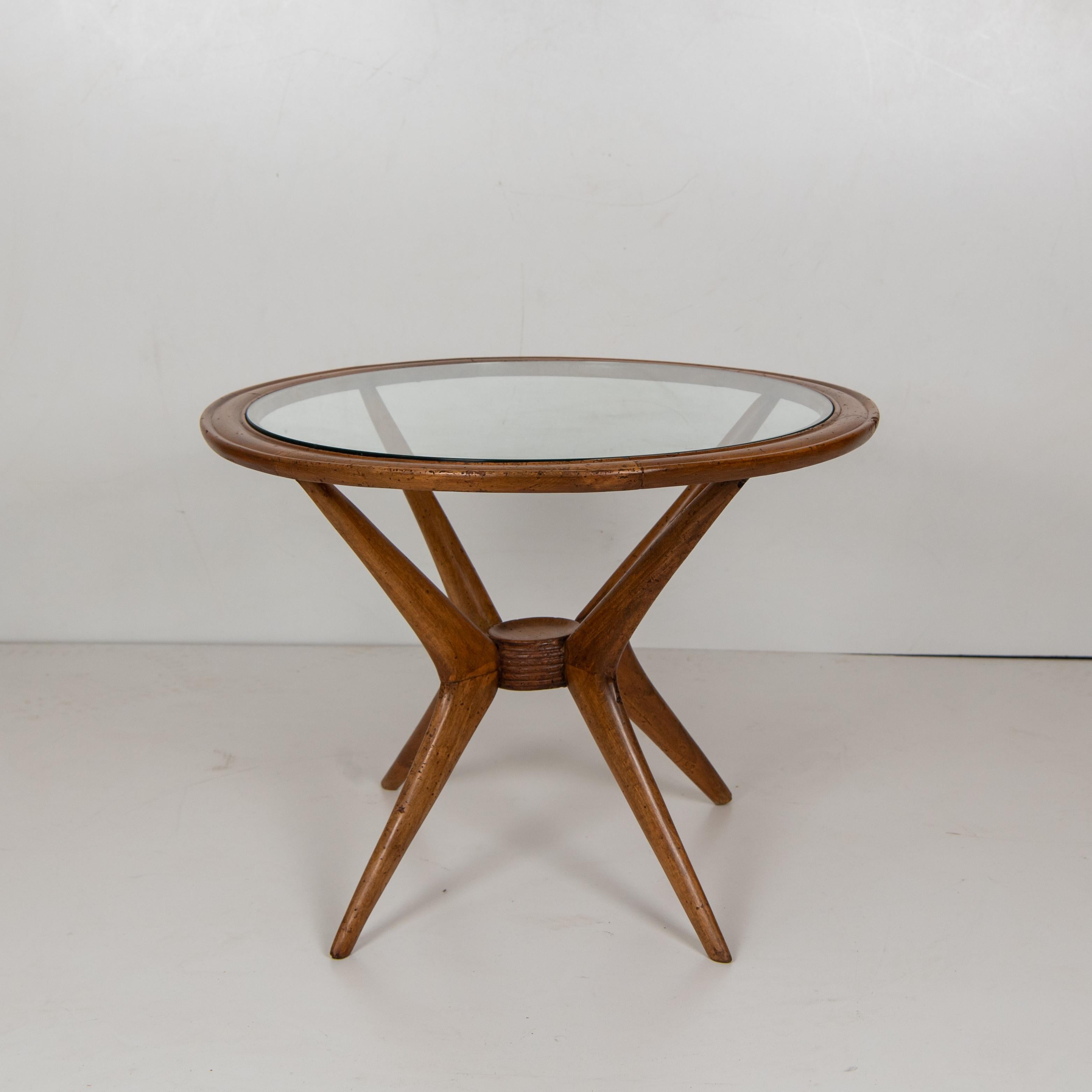 1950s Vintage round Coffee Table by Paolo Buffa at 1stDibs | 1950s ...