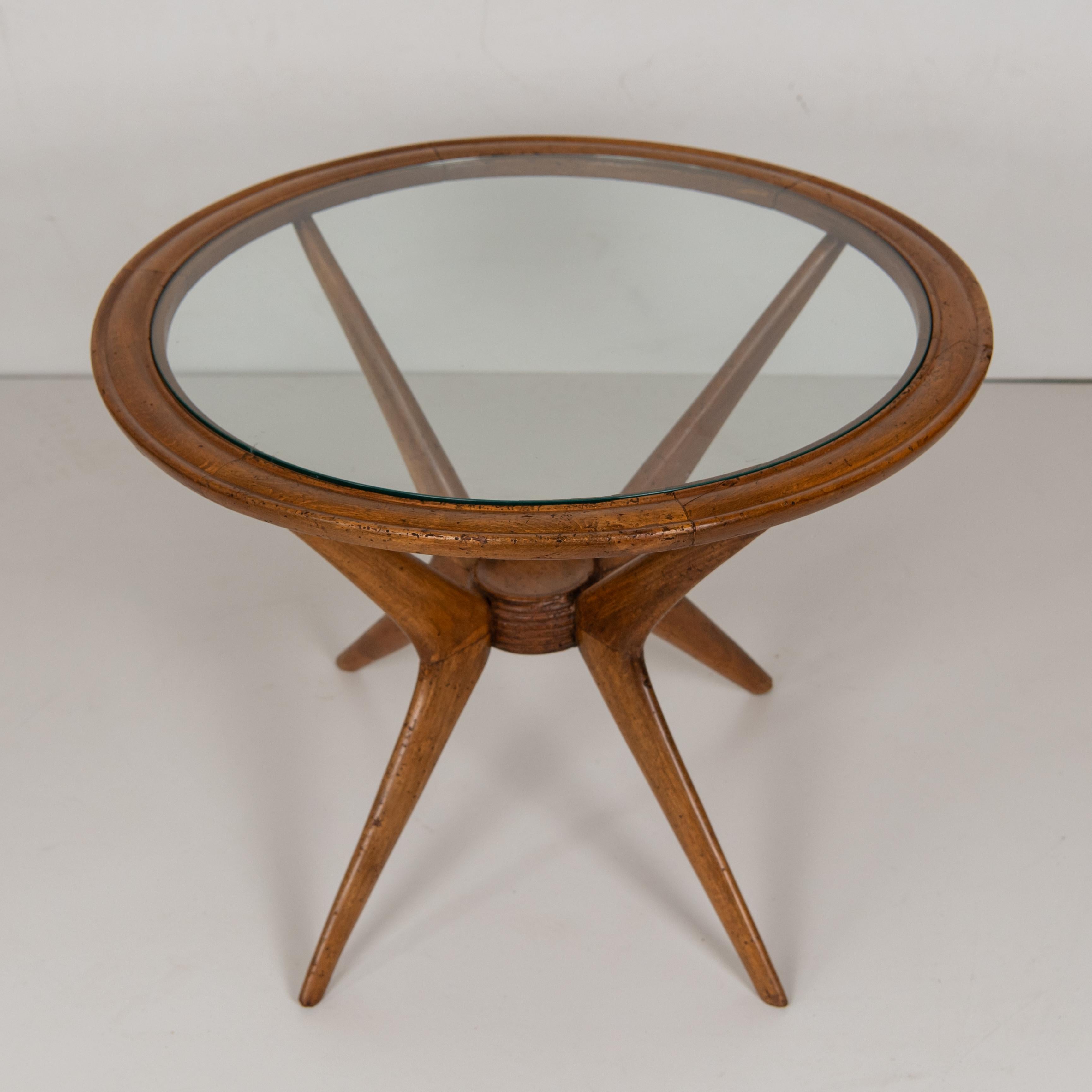 1950s Vintage round Coffee Table by Paolo Buffa at 1stDibs | 1950s ...