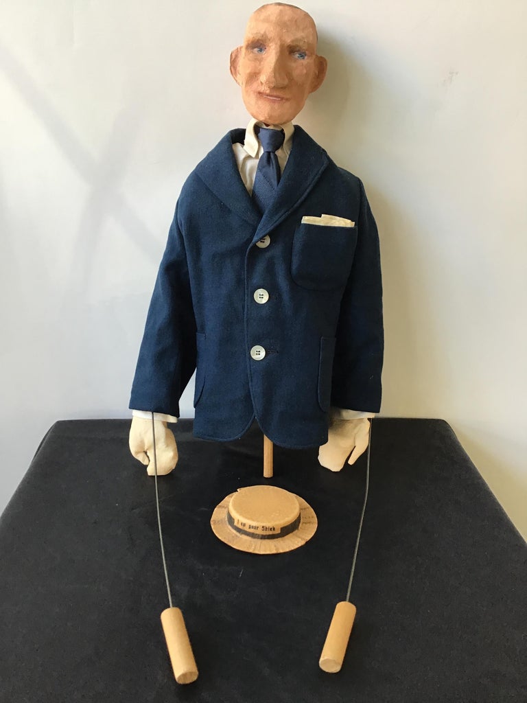 1950s Paper Mache Puppet For Sale at 1stDibs | paper mache marionette ...