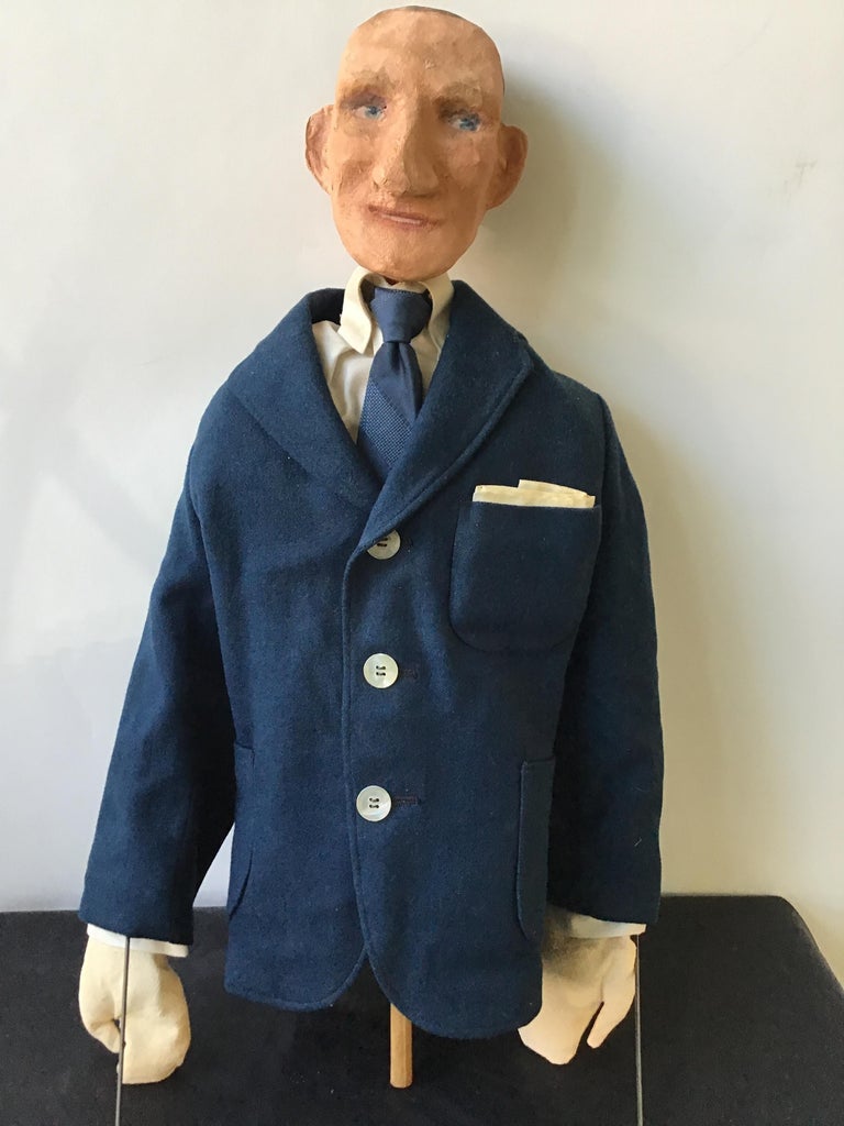 1950s Paper Mache Puppet For Sale at 1stDibs | paper mache marionette ...