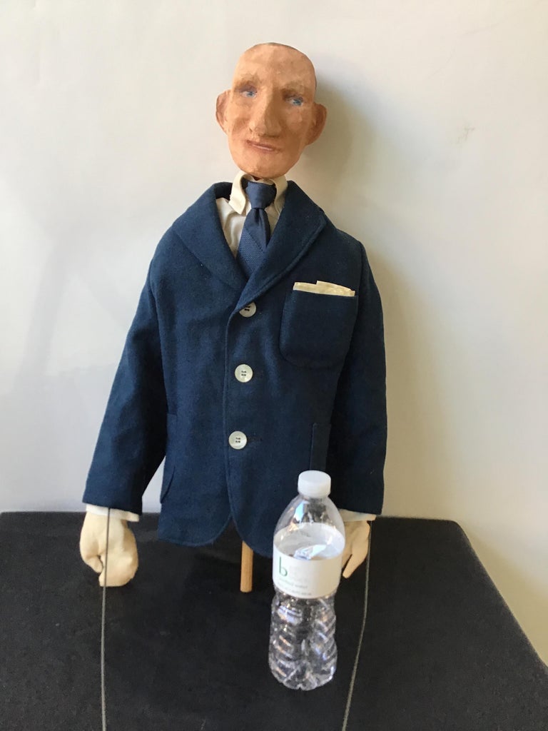 1950s Paper Mache Puppet For Sale at 1stDibs | paper mache marionette ...