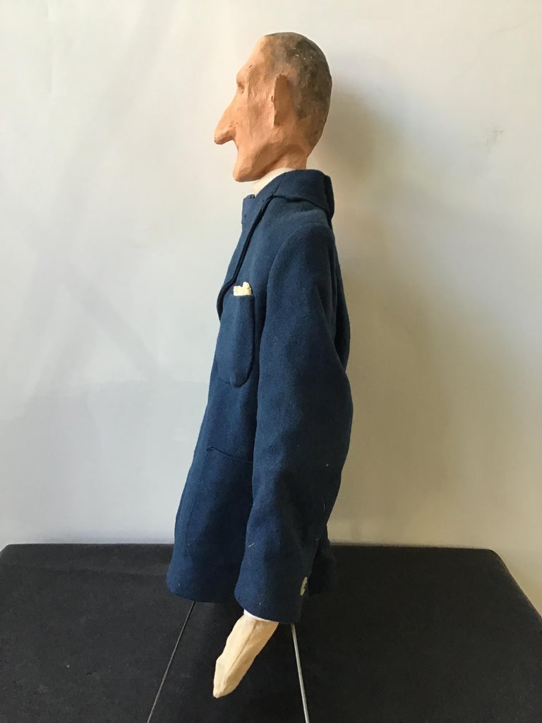 1950s Paper Mache Puppet For Sale at 1stDibs | paper mache marionette ...