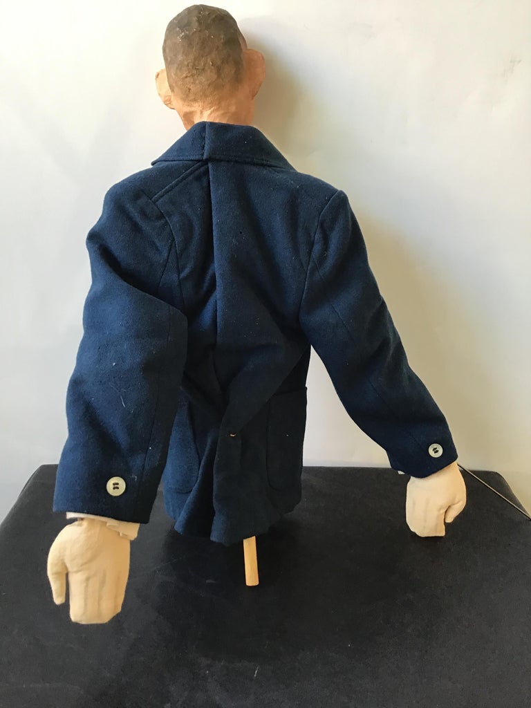 1950s Paper Mache Puppet For Sale at 1stDibs | paper mache marionette ...