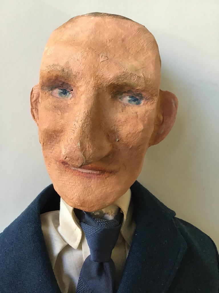 1950s Paper Mache Puppet For Sale at 1stDibs | paper mache marionette ...