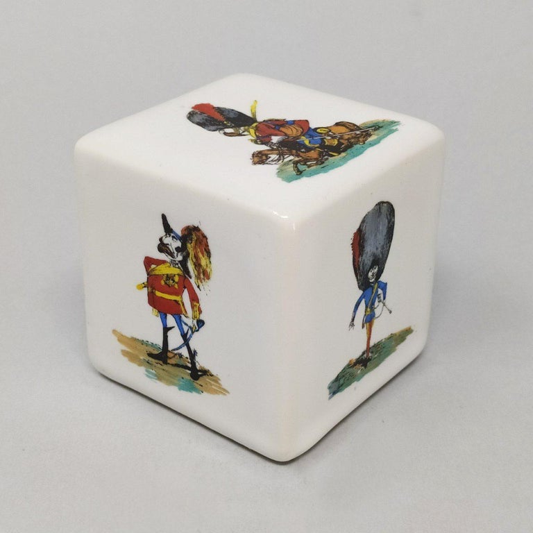 1950s Paperweight in Porcelain by Piero Fornasetti For Sale at 1stDibs