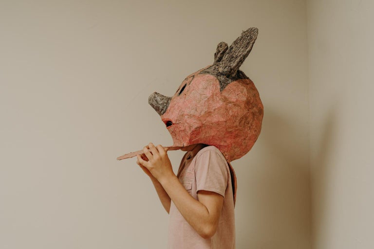 1950s Papier Mâché Mask, Mickey Mouse at 1stDibs