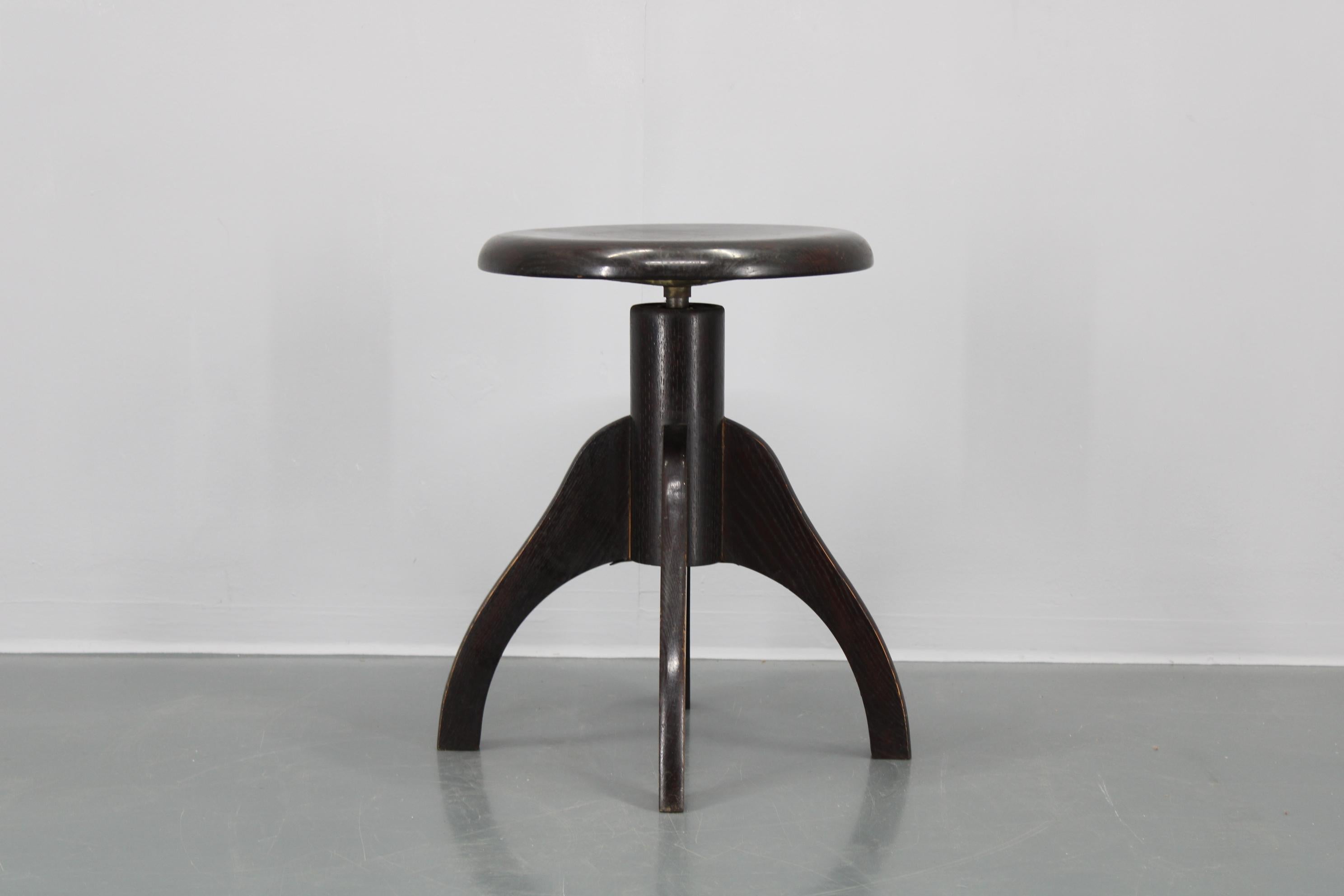 Antique Mahogany Turned Wood Adjustable Piano Stool at 1stDibs | wooden ...