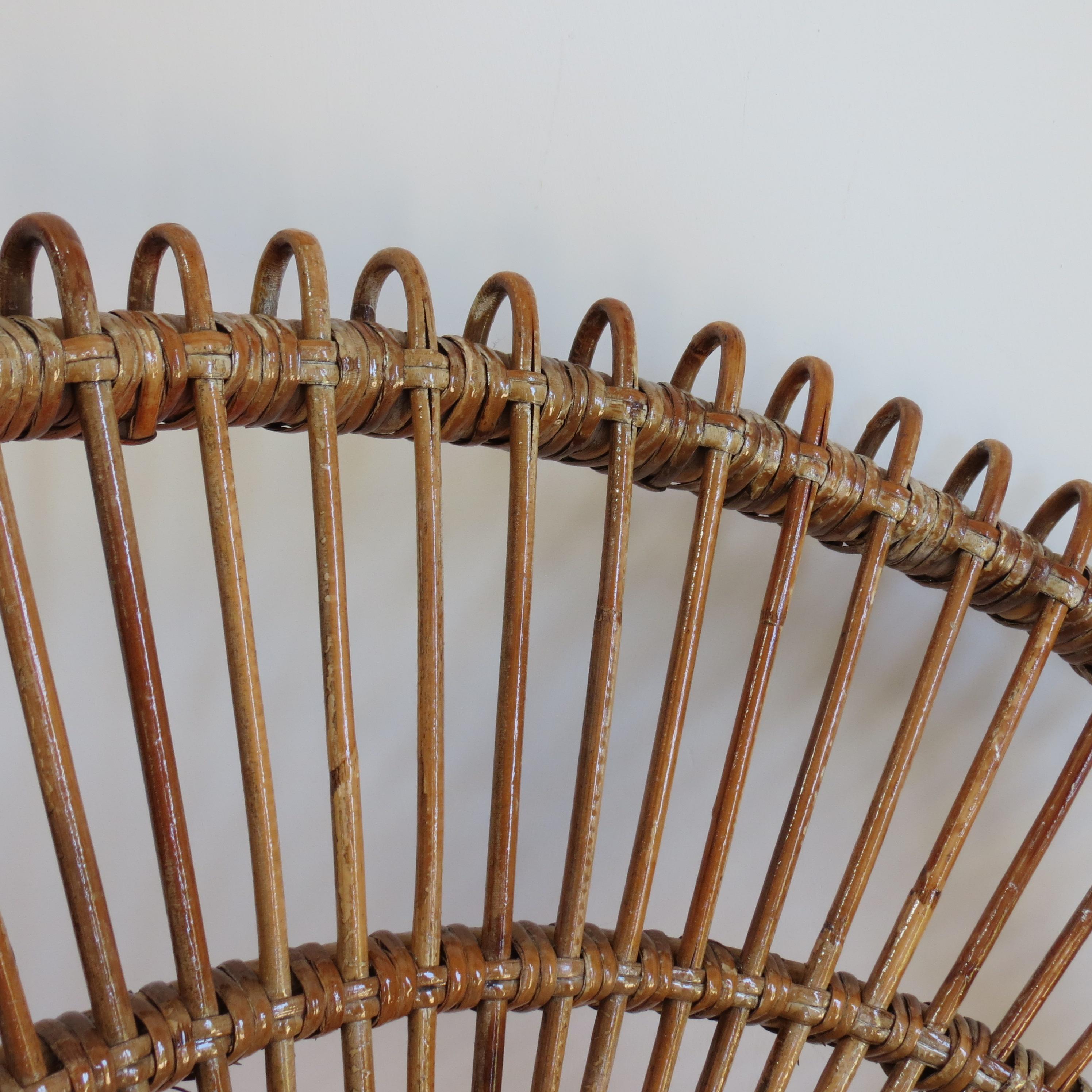 1950s Rattan Metal Chair Janine Abraham and Dirk Jan Rol, Franco Albini ...