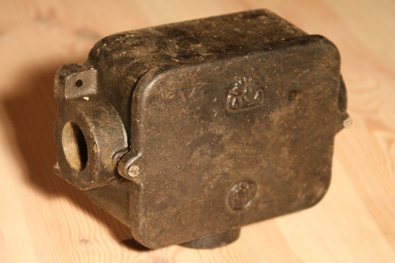 1950s Rectangular Electrical Installation Box 3 RAW For Sale at 1stDibs