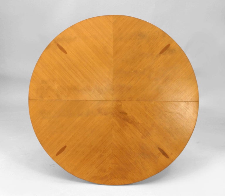 Post-War Design Light Wood Dining Table For Sale at 1stDibs