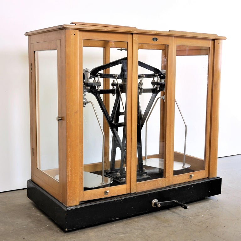 1950s Russian Double Balance Scale, Large For Sale at 1stDibs