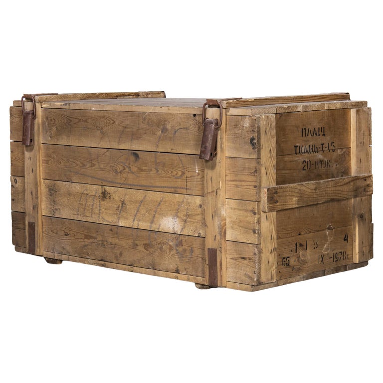 1950's Russian Military Storage Crate 'Model 255.1' at 1stDibs