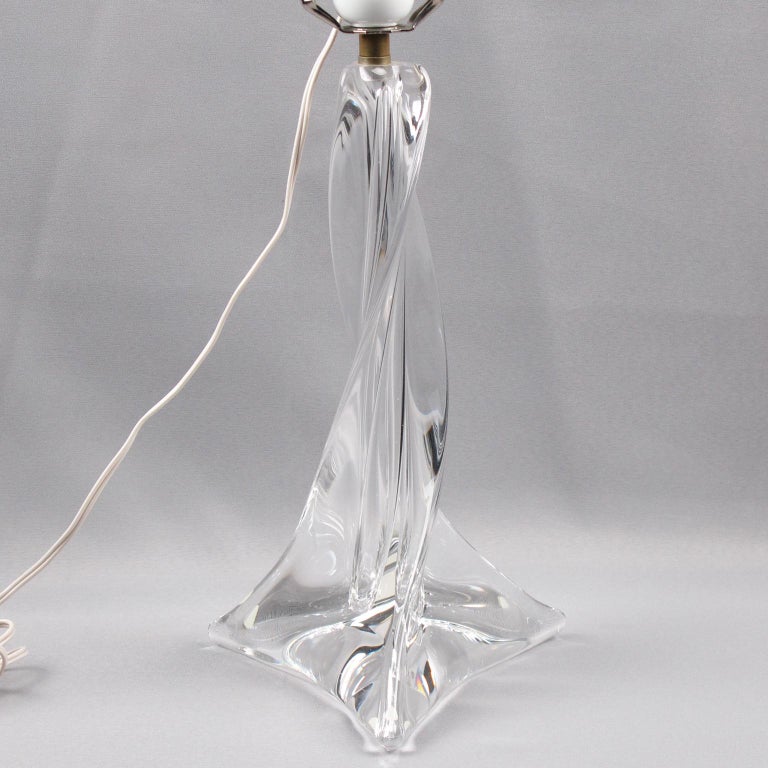 1950s Saint Louis France Crystal Table Lamp at 1stDibs