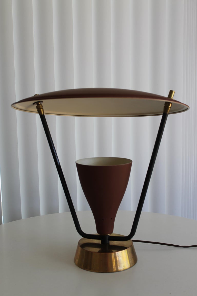 1950s Saucer Reflector Lamp at 1stDibs