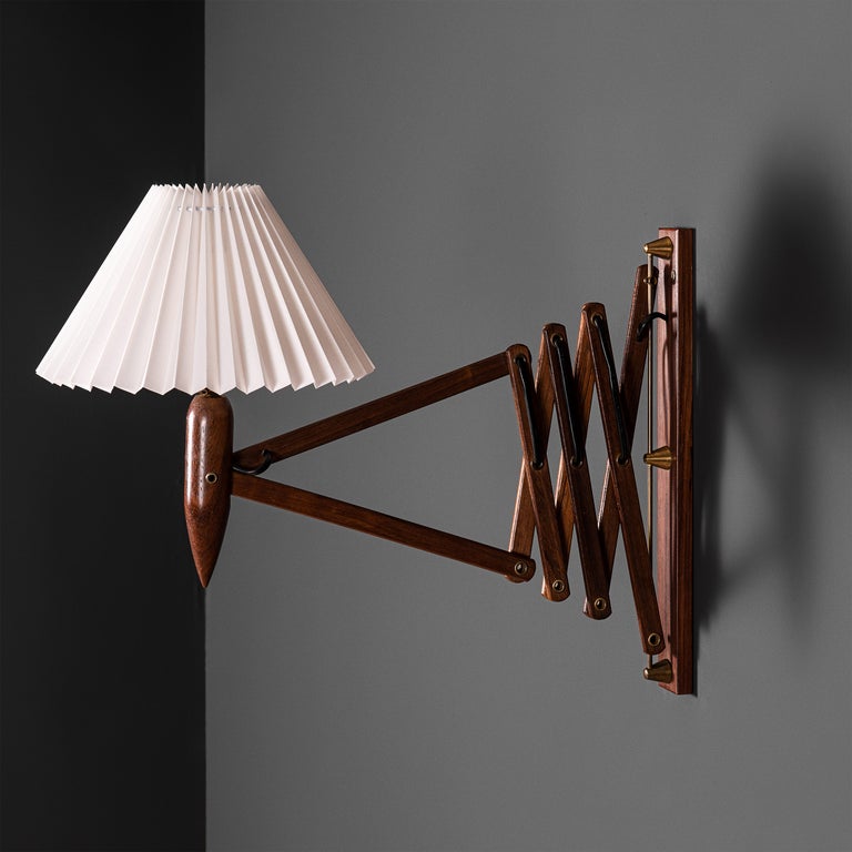 1950’s Scissor Wall Lamp For Sale at 1stDibs