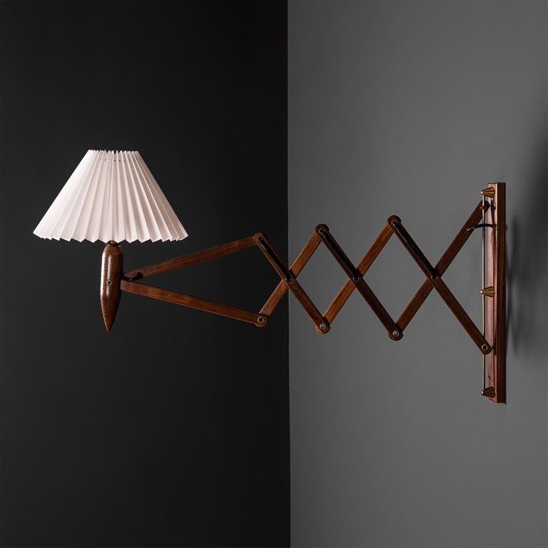 1950’s Scissor Wall Lamp For Sale at 1stDibs