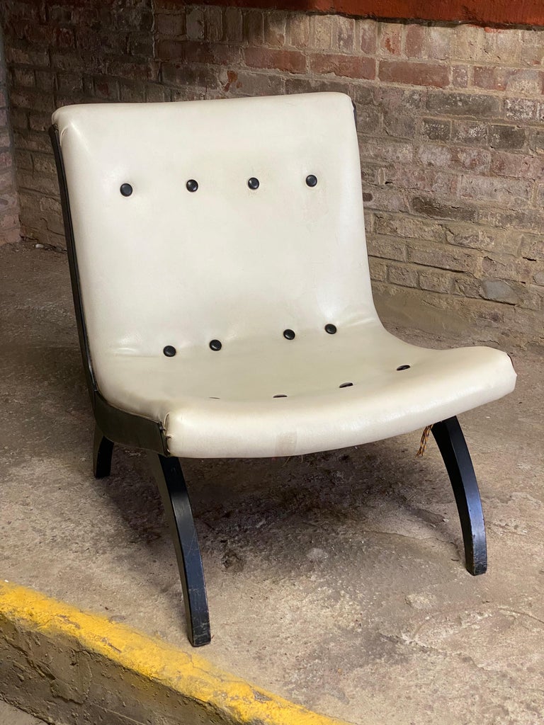 1950s Scoop Lounge Chair For Sale at 1stDibs