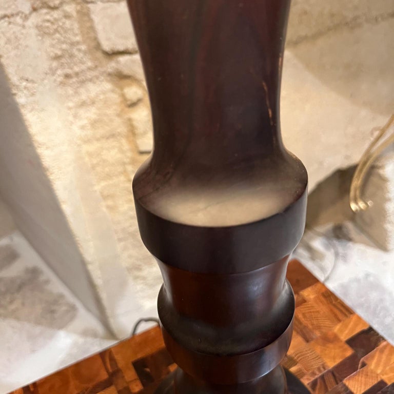 1950s Sculptural Spindle Table Lamp in Mexican Palo Fierro Desert ...