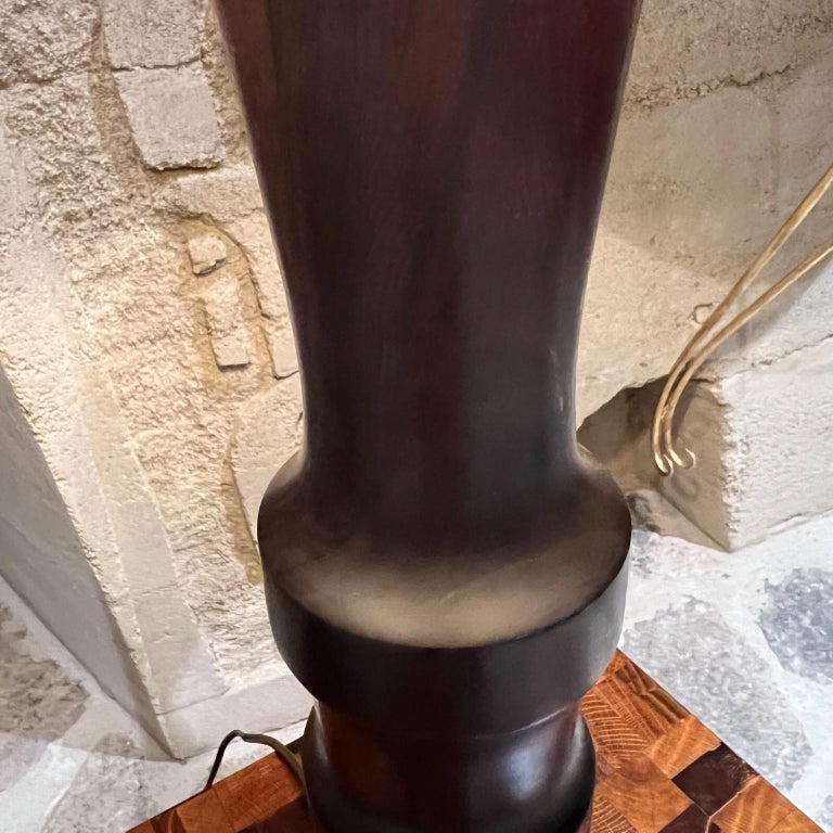 1950s Sculptural Spindle Table Lamp in Mexican Palo Fierro Desert ...