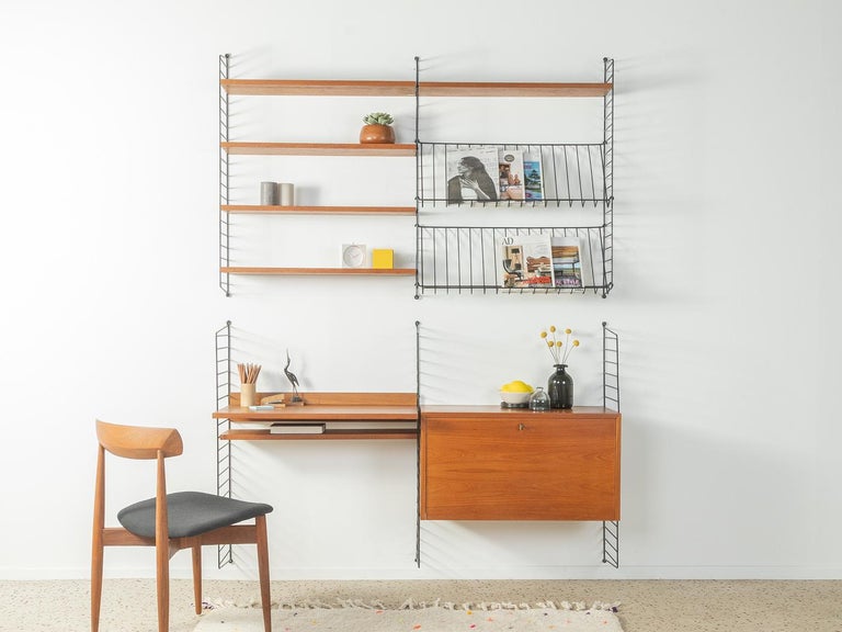 1950s Shelving System by Nils Strinning Danish Design For Sale at 1stDibs