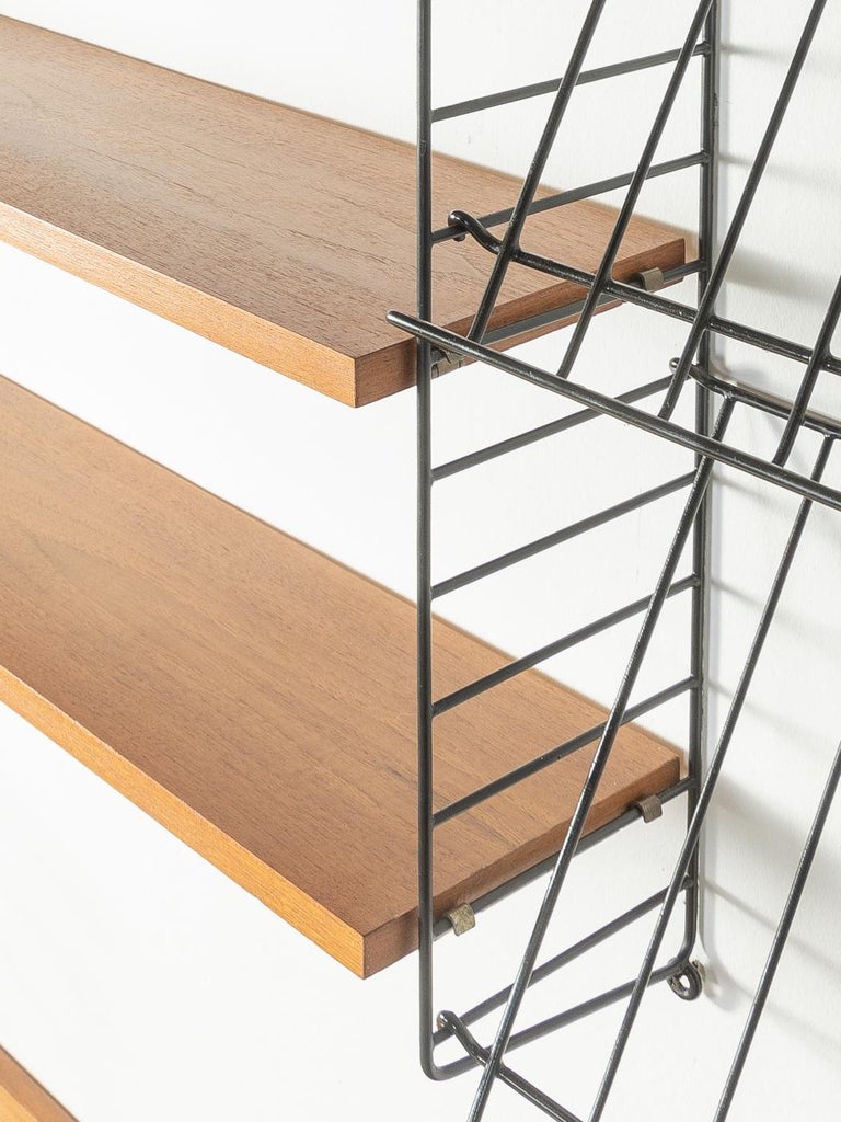 1950s Shelving System by Nils Strinning Danish Design For Sale at 1stDibs