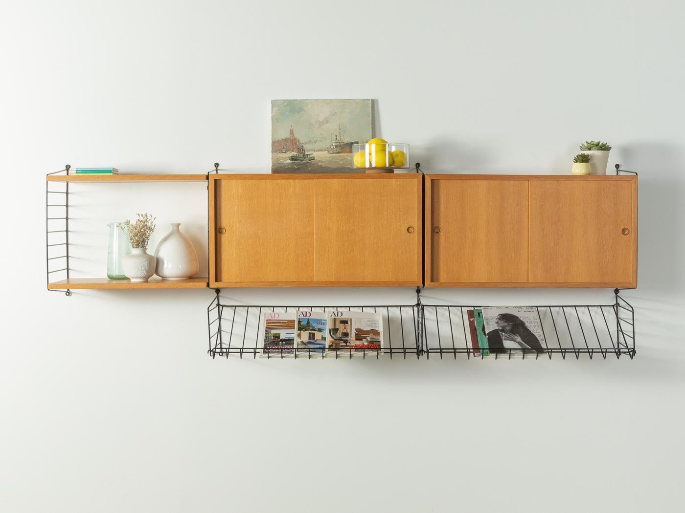 1950s Shelving System by Nils Strinning For Sale at 1stDibs