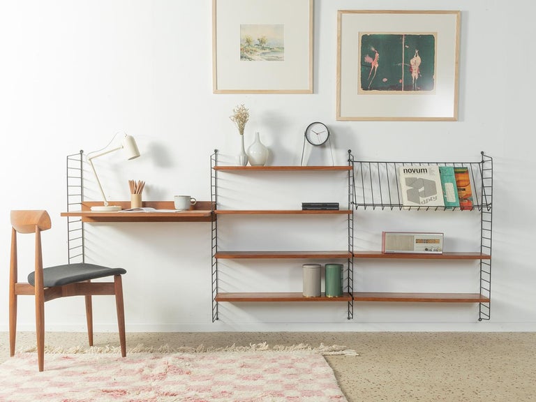 1950s Shelving System by Nils Strinning Made in Sweden For Sale at 1stDibs