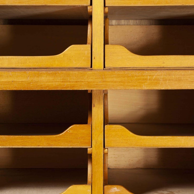 1950's Single Fronted Original Haberdashery Storage Unit, Sturrock and ...