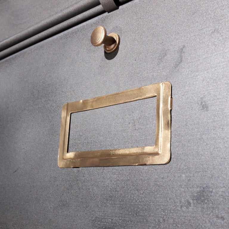 1950s Single Roneo Metal Cabinet or Chest of Drawers at 1stDibs