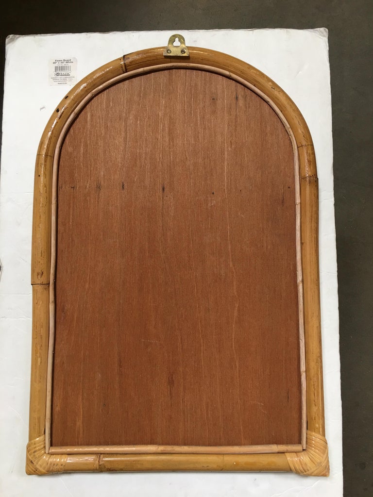 1950s Single-Strand Arched Rattan Mirror at 1stDibs | rattan arch ...