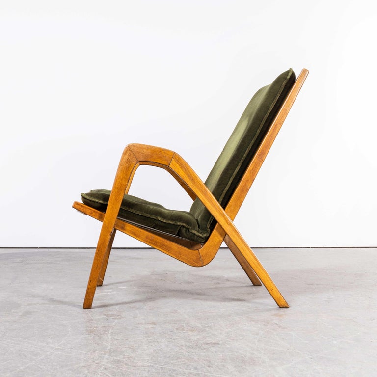 1950's Single Webbed Easy Chair by Jan Vanek For Sale at 1stDibs