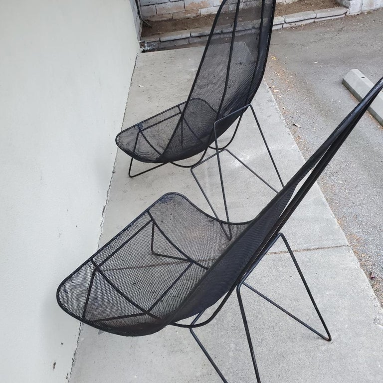 1950s Sol Bloom Scoop Chairs - a Pair - Wabi Sabi For Sale at 1stDibs