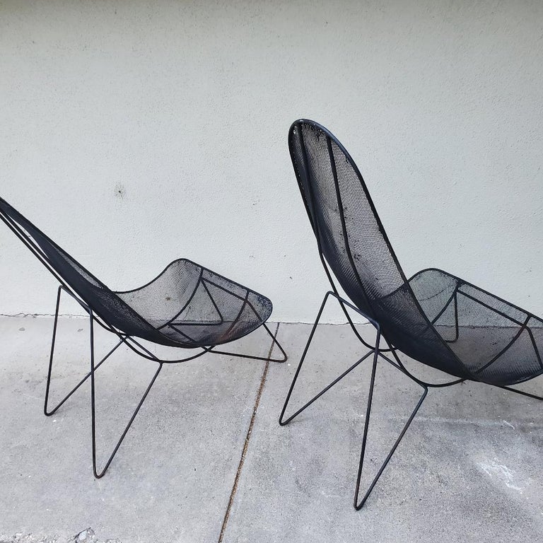 1950s Sol Bloom Scoop Chairs - a Pair - Wabi Sabi For Sale at 1stDibs