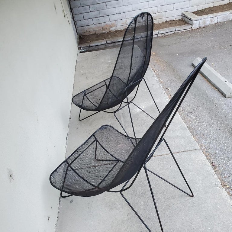 1950s Sol Bloom Scoop Chairs - a Pair - Wabi Sabi For Sale at 1stDibs
