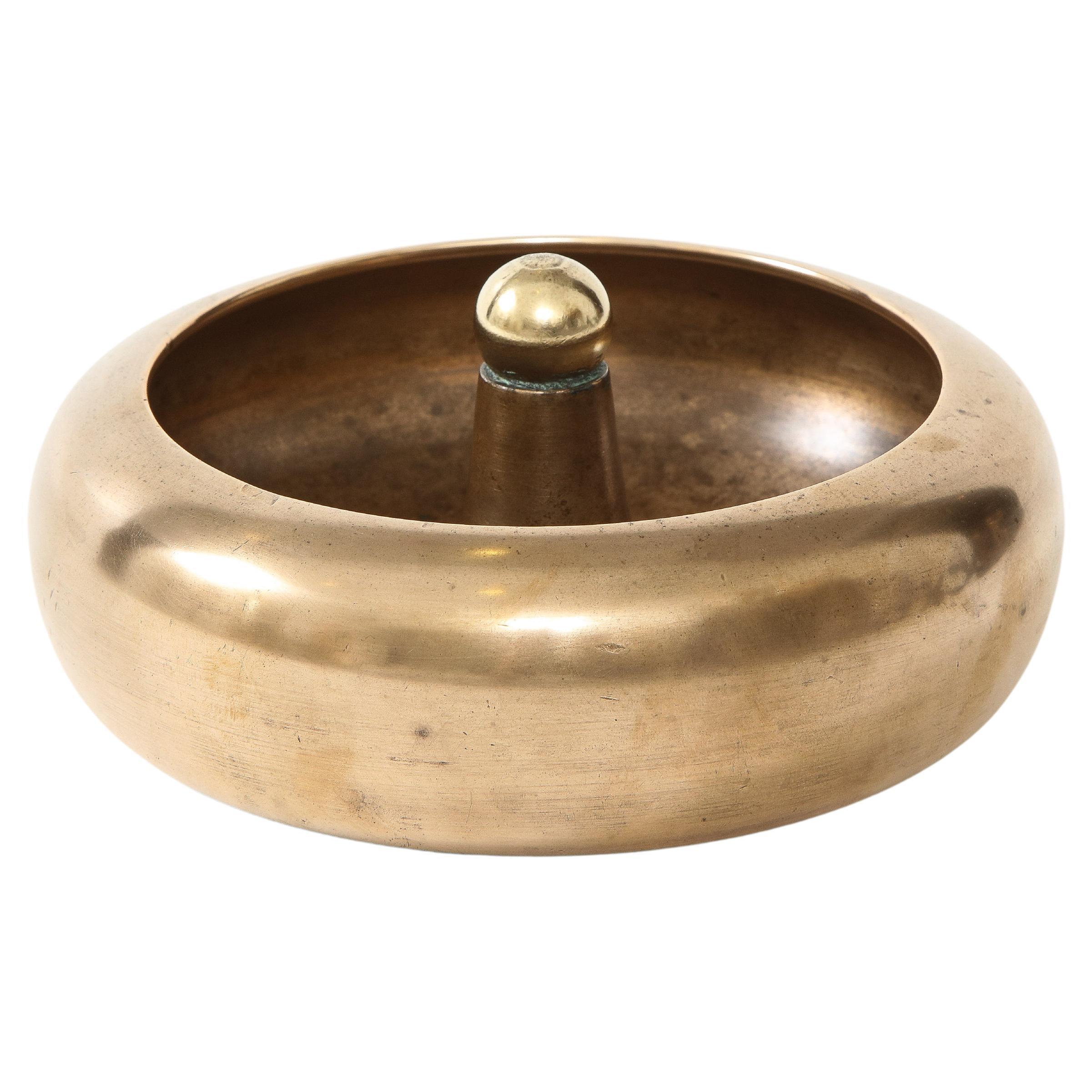 Italian Midcentury Brass Standing Ashtray, 1950s at 1stDibs | mid ...