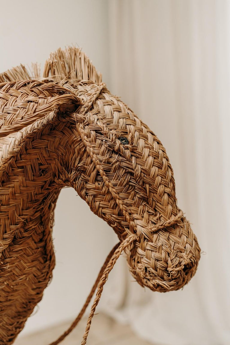 1950's Spanish Wicker Mule For Sale at 1stDibs