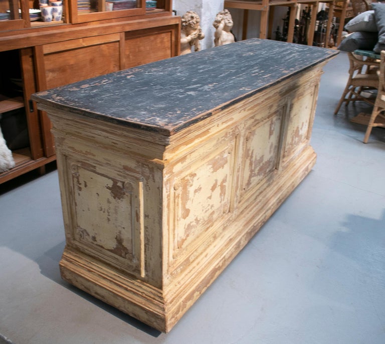 1950s Spanish Wooden Hardware Store Counter w/ Doors at 1stDibs