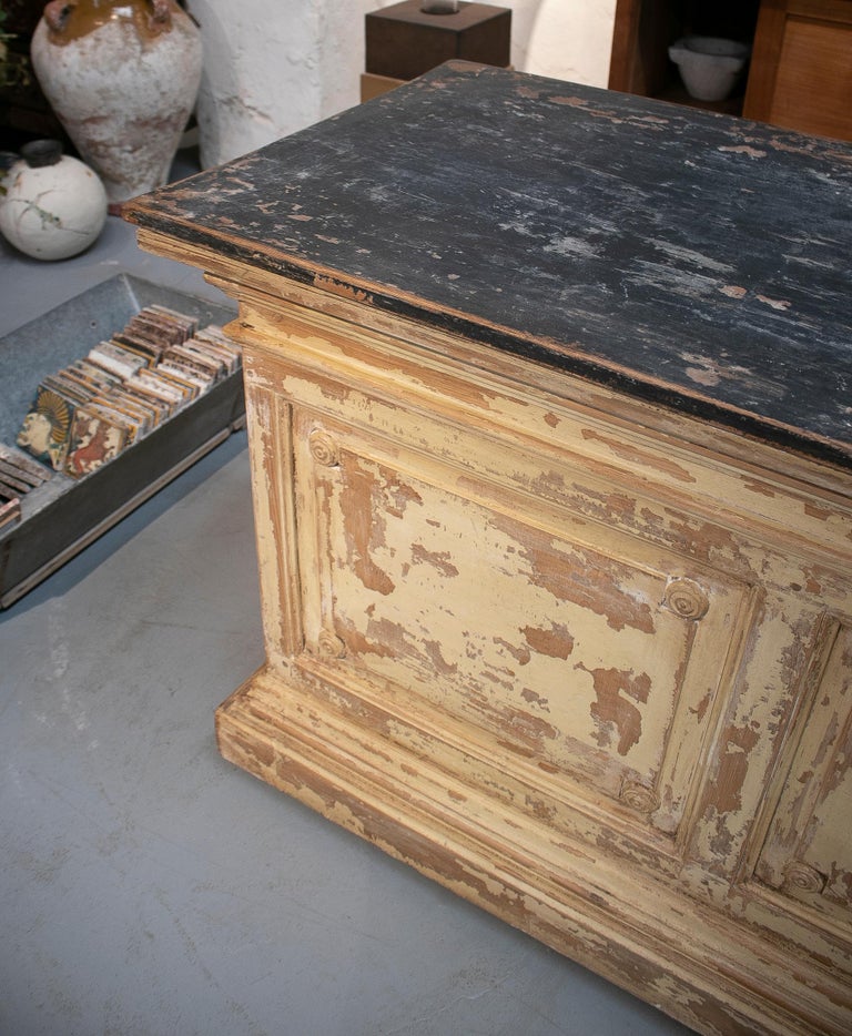 1950s Spanish Wooden Hardware Store Counter w/ Doors at 1stDibs