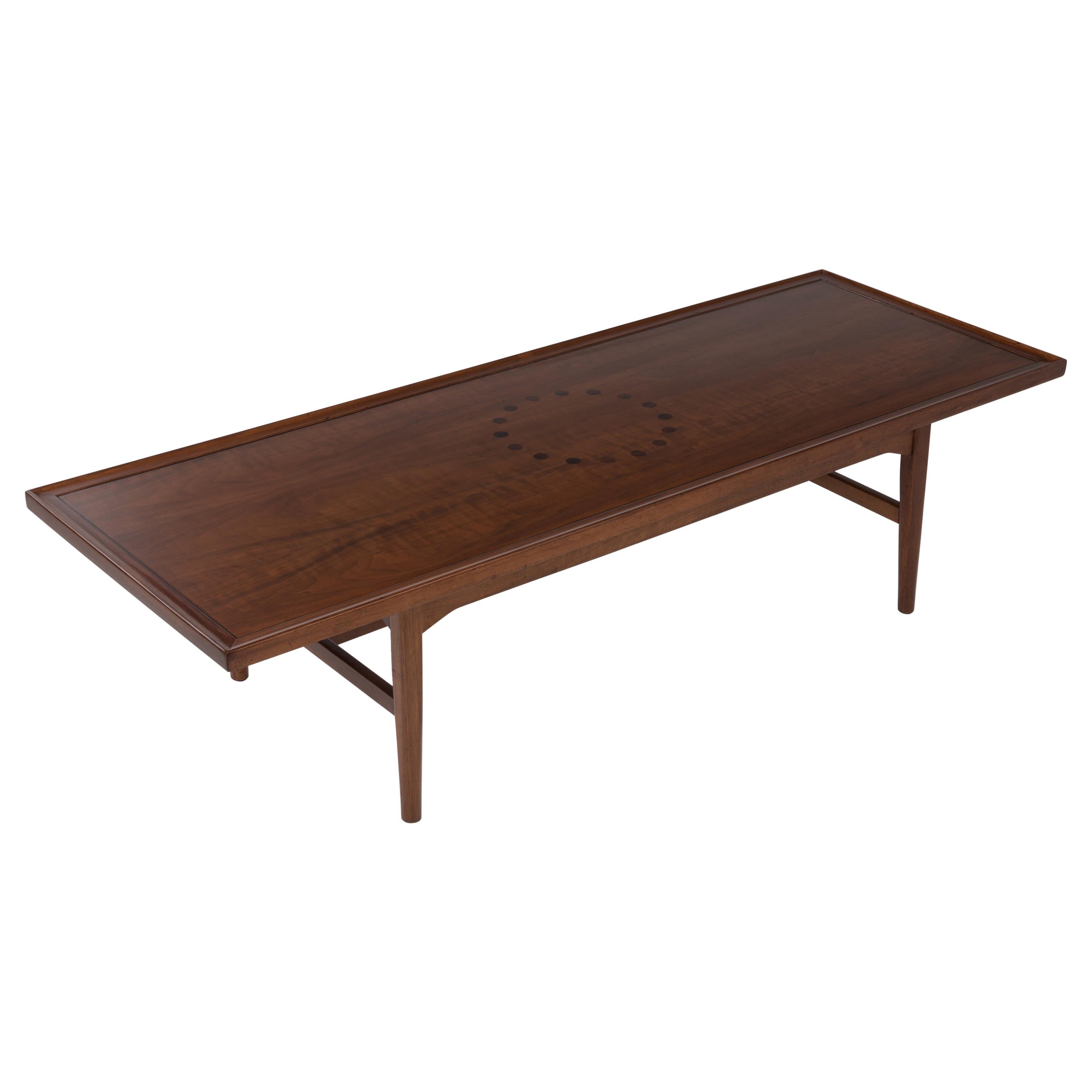 1950s Stewart MacDougall and Kipp Stewart Drexel Declaration Walnut ...