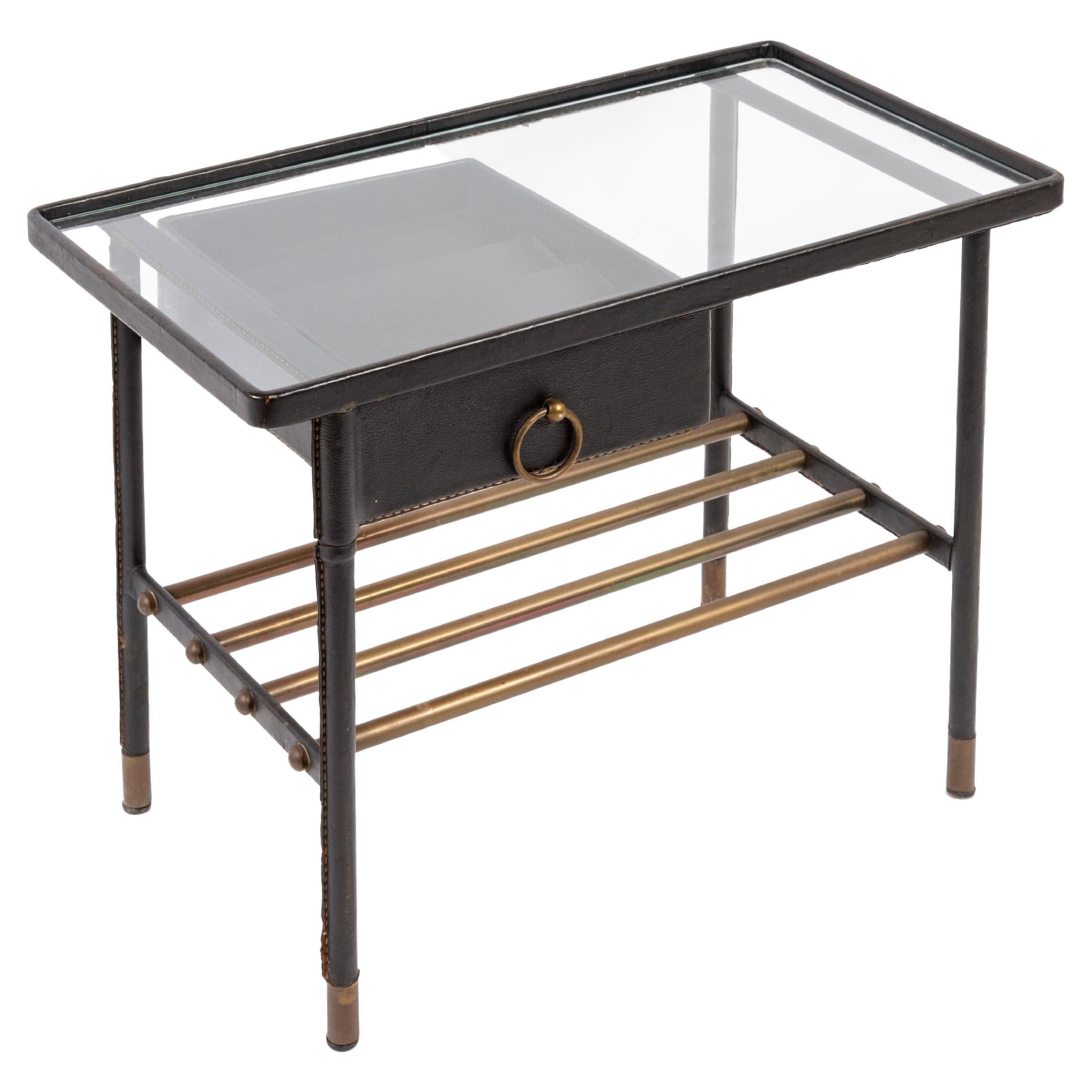 Art Deco Side Table by Jacques Adnet at 1stDibs