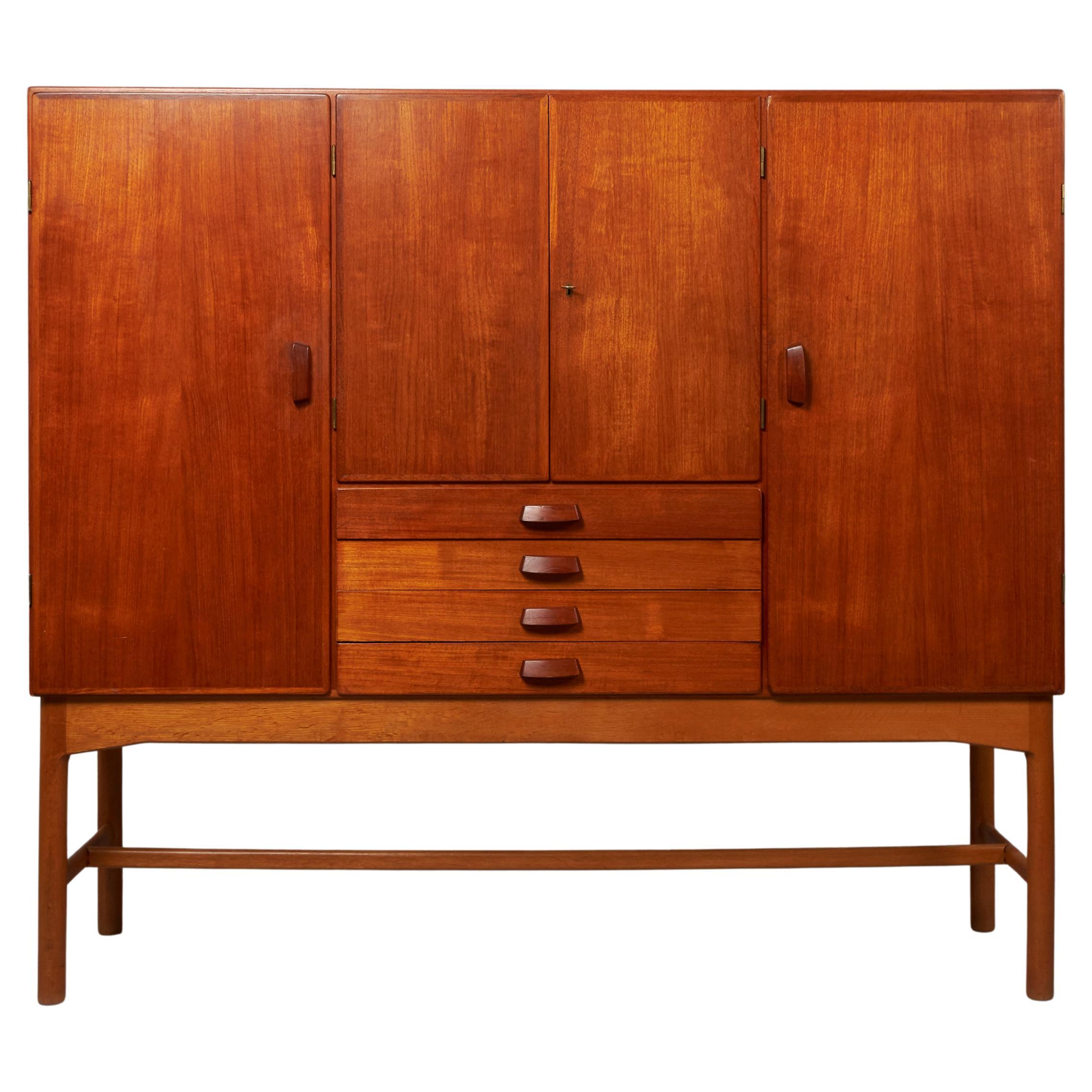Large Setback Cupboard from Quebec at 1stDibs