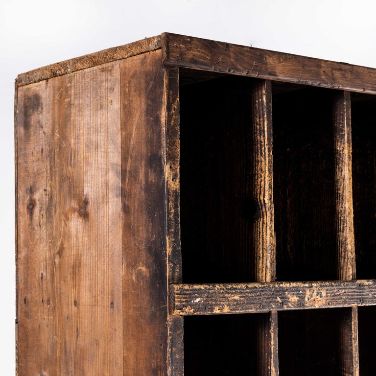 1950s Tall French Pigeon Hole Unit For Sale at 1stDibs