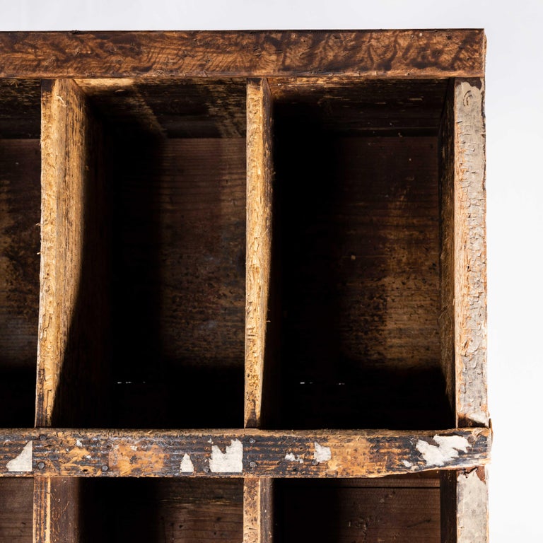 1950s Tall French Pigeon Hole Unit For Sale at 1stDibs