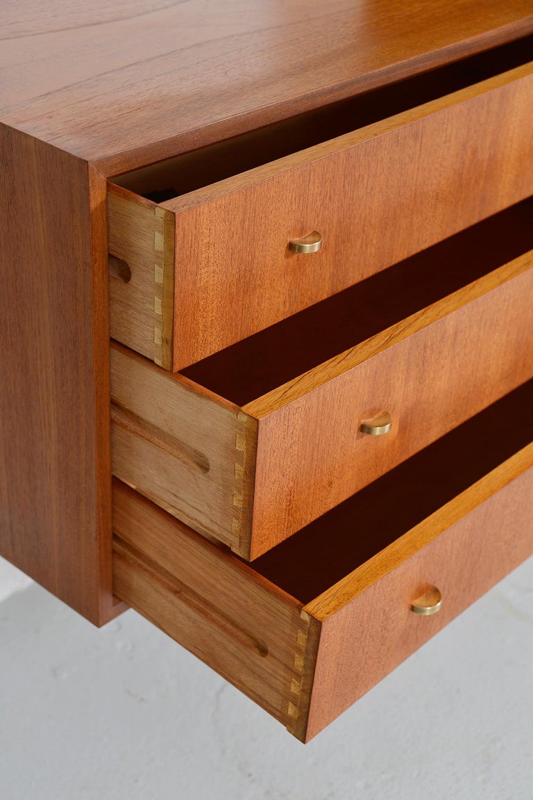 1950s Teak Modular Danish Royal System Shelving by Poul Cadovius Office ...