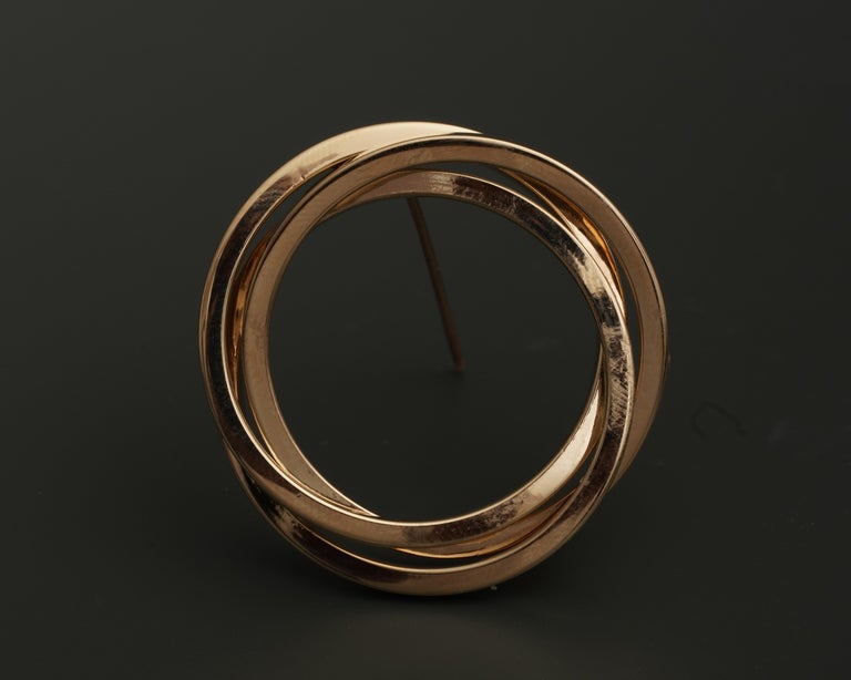 1950s Tiffany and Co. Trinity Pin in 14 Karat Gold at 1stDibs | tiffany ...